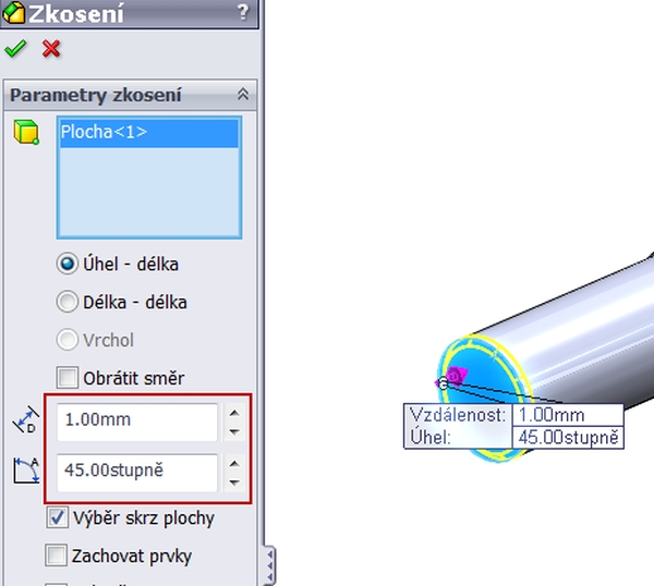 Klikový mechanizmus: Ojniční šroub a matice - MůjSolidworks.cz