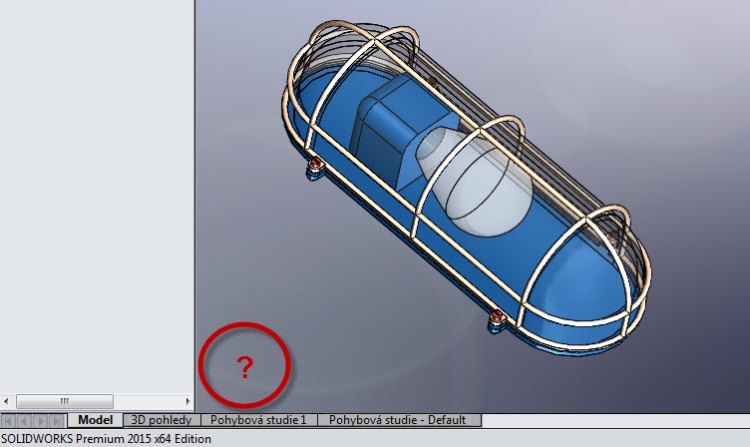 Jak zobrazit, nebo skrýt triádu - MůjSolidworks.cz