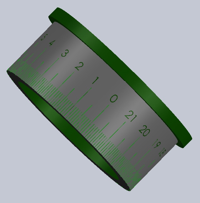 Téma: Nonius vytvoření postup - MůjSolidworks.cz