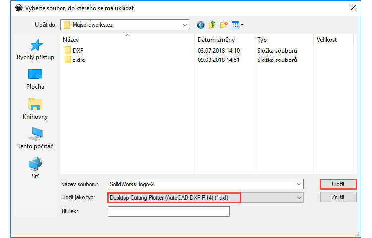 Jak převést obrázek do formátu DXF - MůjSolidworks.cz
