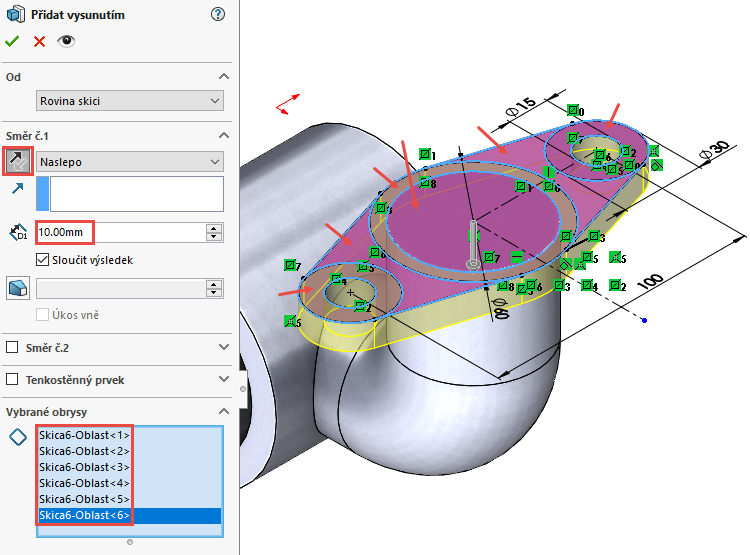Příklad k procvičení pro začátečníky #4: Modelování - MůjSolidworks.cz