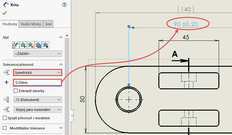 Učíme se SOLIDWORKS: Jak se zadávají tolerance - MůjSolidworks.cz